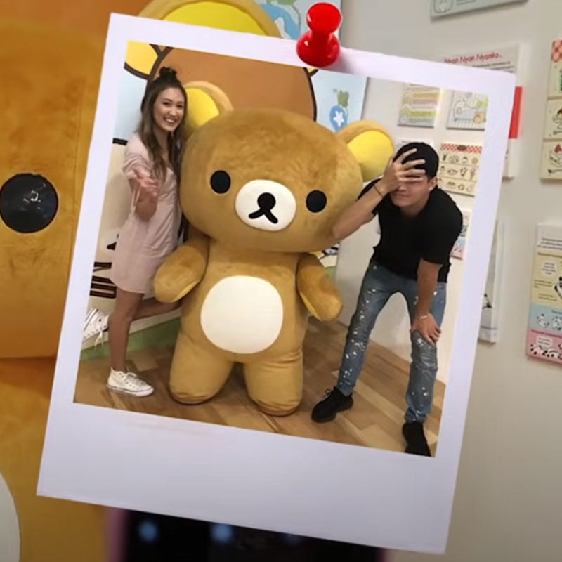 LaurDIY & Alex Wassabi Visit the Rilakkuma Pop Up Shop! – JapanLA