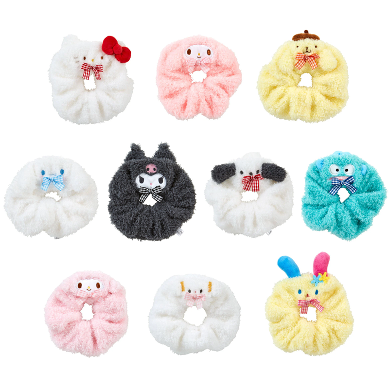 Sanrio Gingham Bow Cozy Plush Scrunchie – JapanLA