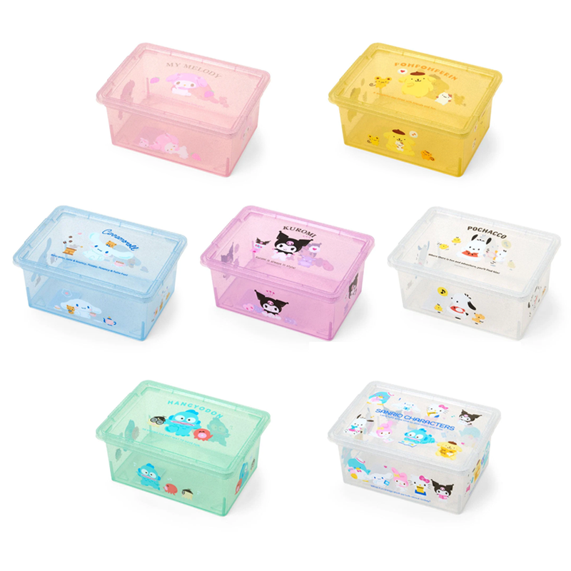 Sanrio Clear Glitter Storage Bin – JapanLA