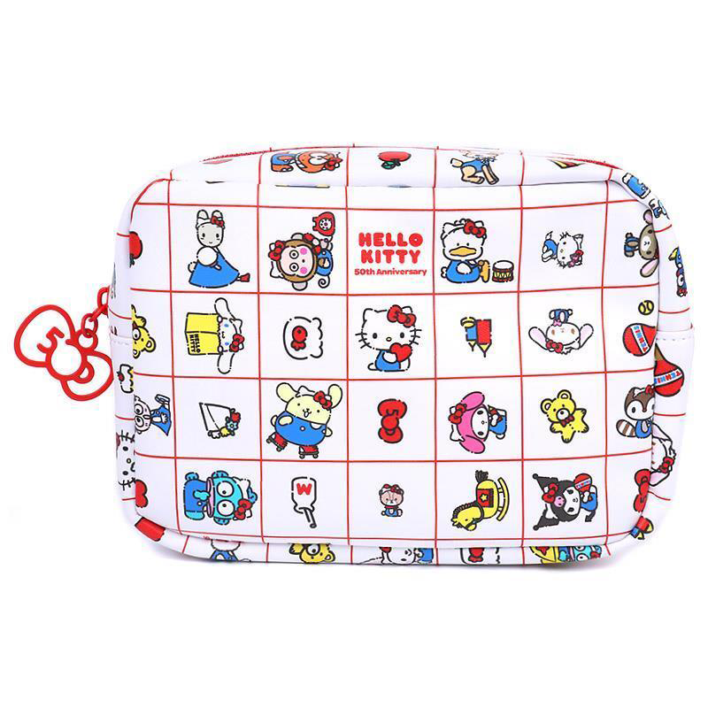 Hello Kitty 50th Hello Everyone! Zipper Pouch – JapanLA