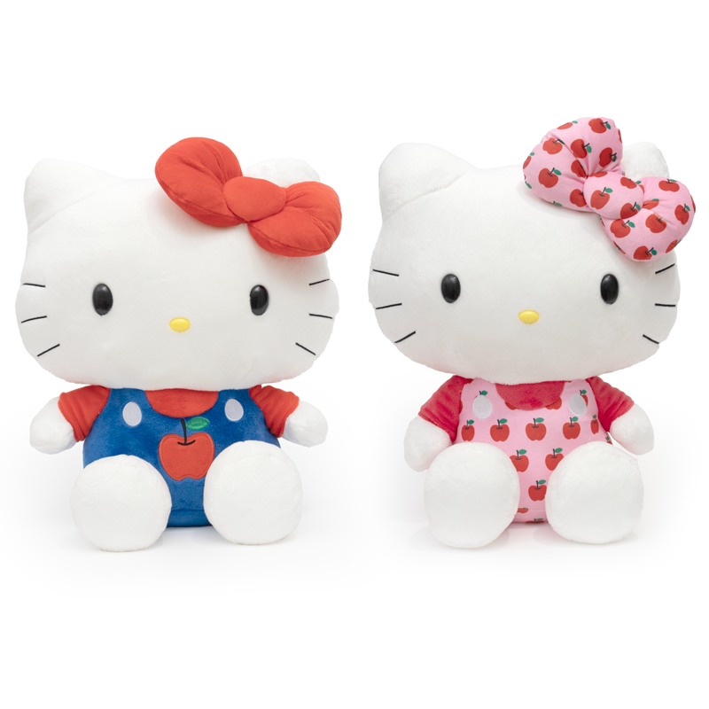 Hello Kitty Classic Apple Overalls 15" Plush – JapanLA