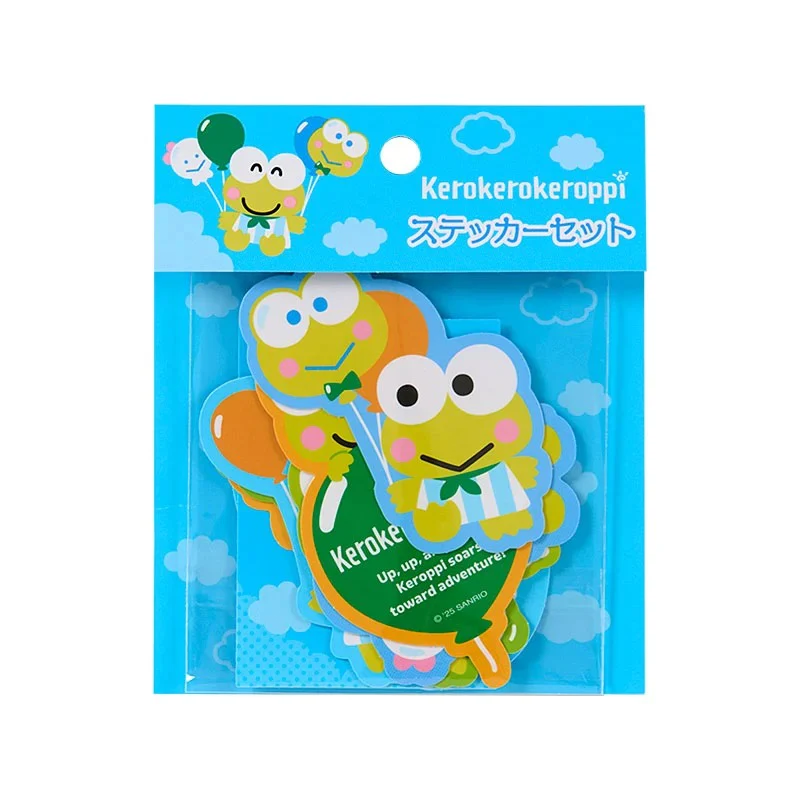 Keroppi Adventure Balloon 10-pc Sticker Pack – JapanLA