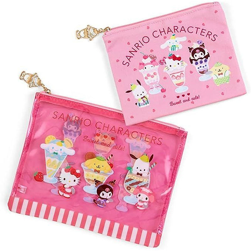 Sanrio Parfait Flat Pouch Set – JapanLA