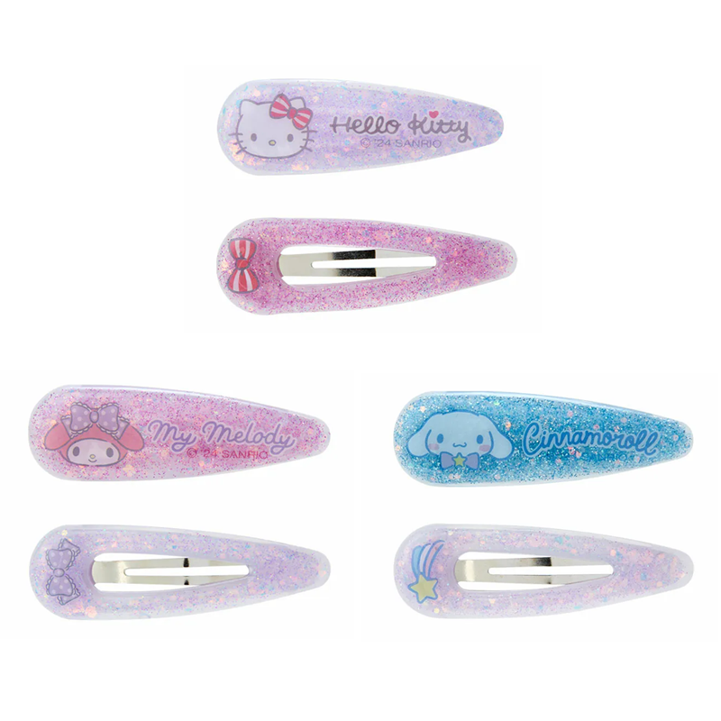 Sanrio Glittery Hair Clip Set – JapanLA