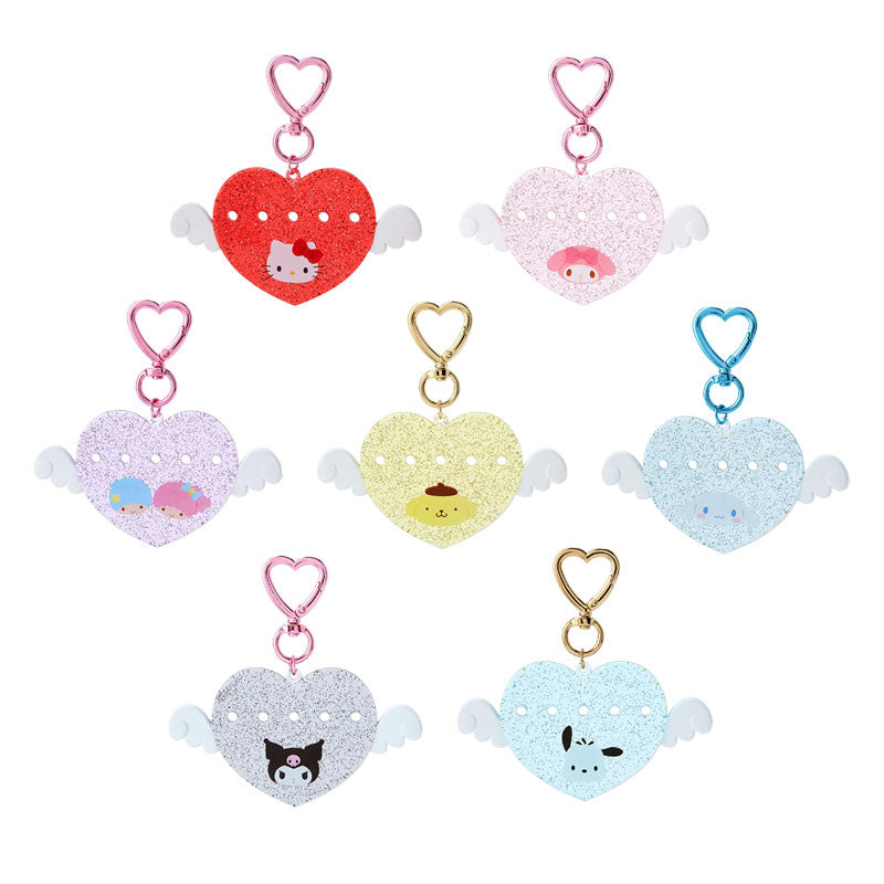 Sanrio Angel Heart Customizable Name Keychain – JapanLA