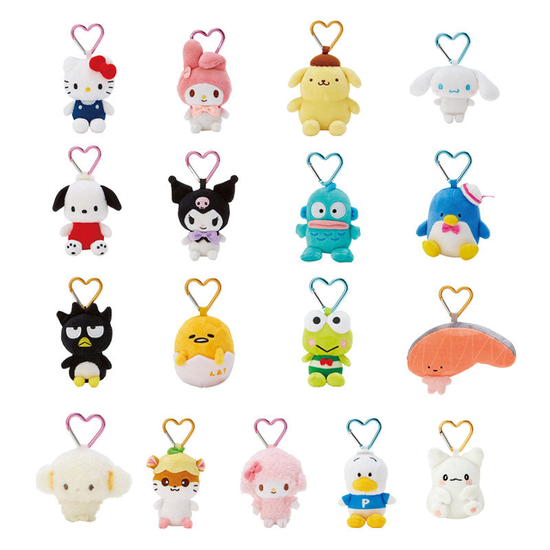 Sanrio Plush Mascot Heart Key Ring – JapanLA