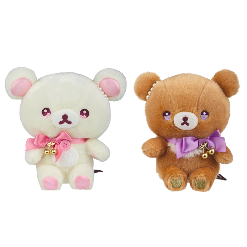 Korilakkuma & Chairoikoguma Shining Jewel Cherry Plush – JapanLA