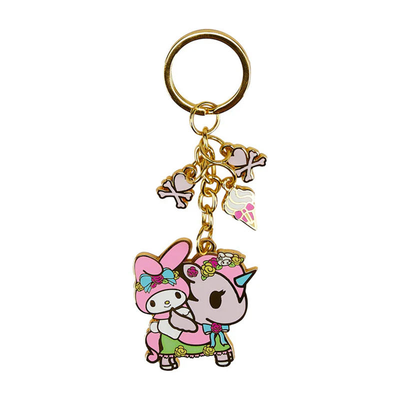 tokidoki x Kuromi & My Melody Garden Party Charm Keychain – JapanLA