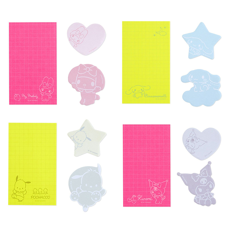 Sanrio Calm Color Sticky Note Set of 3 – JapanLA