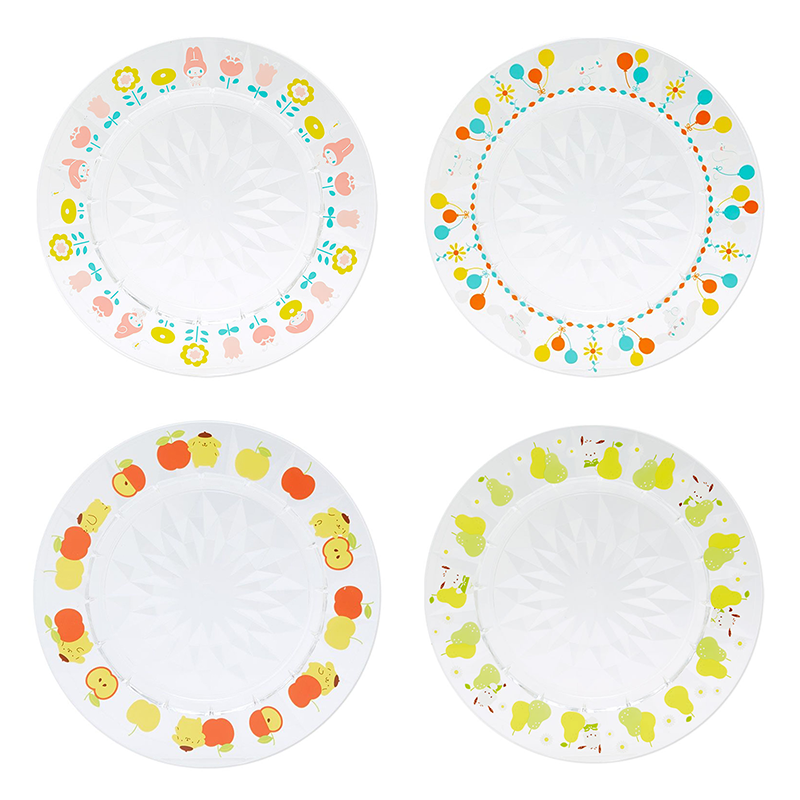Sanrio Clear Retro Plate – JapanLA